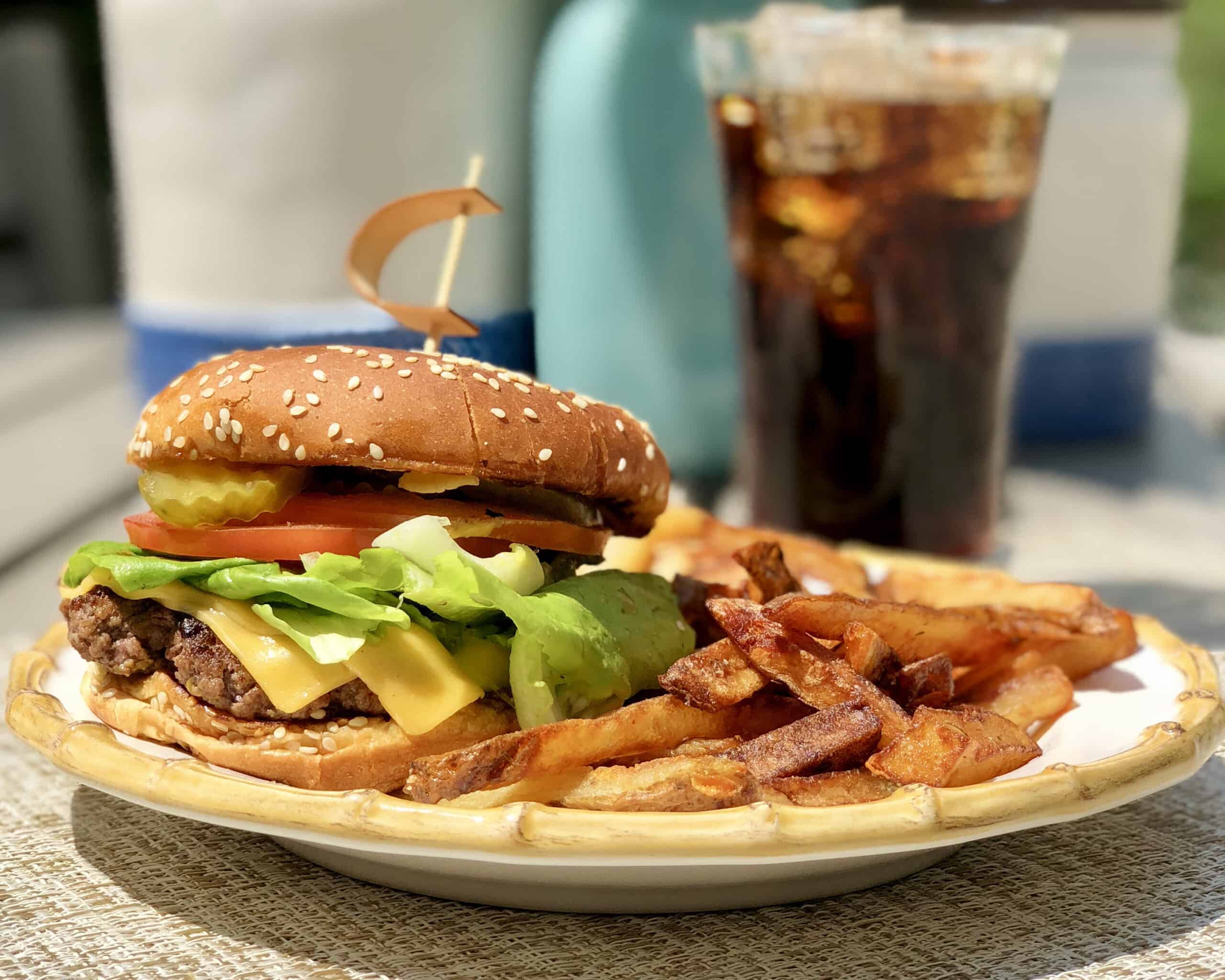 Cast-Iron Burger Recipe Made with Wolf Range or Cooktop