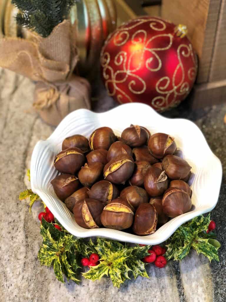 Roasted Chestnut Recipe Made with Wolf Convection Steam Oven